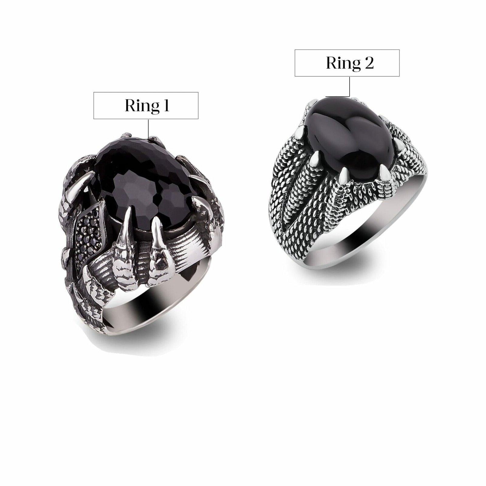 Silver Claw Ring for Men