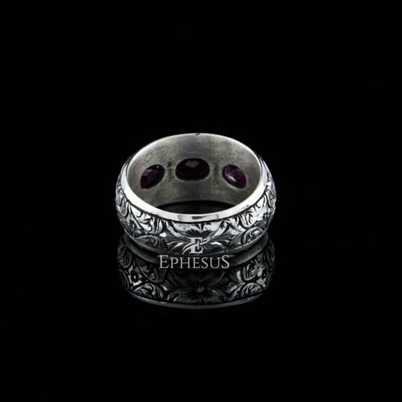 Handmade Ruby Stone Band